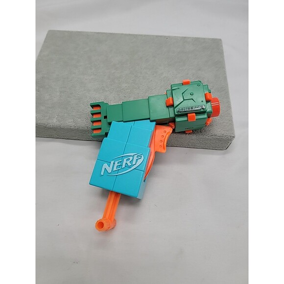 Toys | Nerf Minecraft Blaster Gun Toy Green Blue Kids Fun Adventure ...